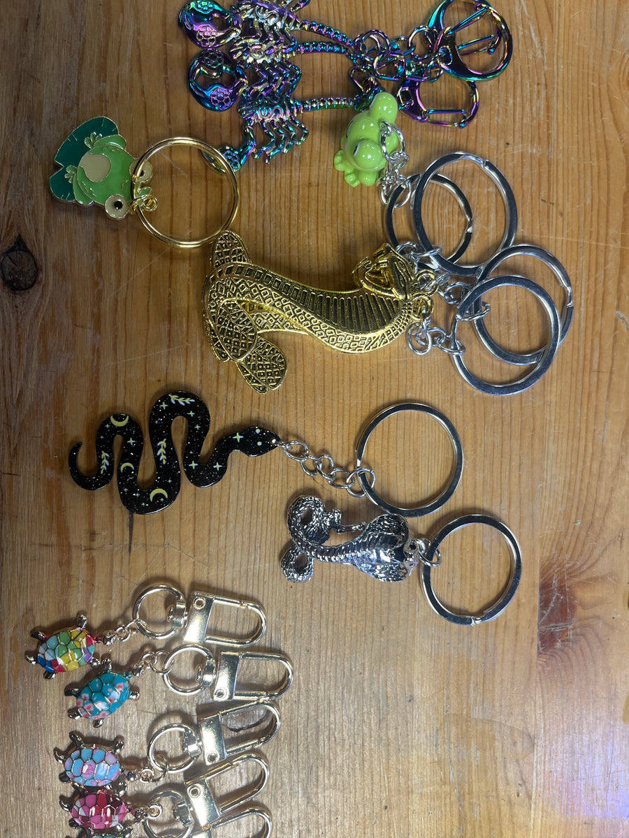 Assorted Reptile Keychain – Scales and Tails of Ohio